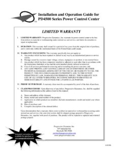 PD4500-Manual-English - Progressive Dynamics