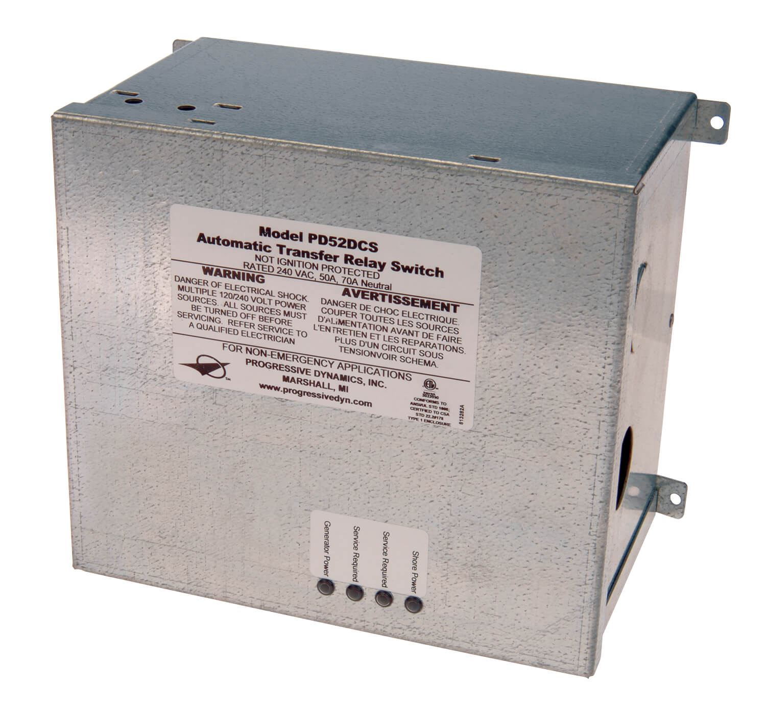 PD52DCS Transfer Switch - Progressive Dynamics