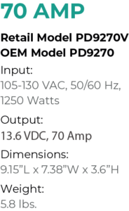 PD9270-Specifications - Progressive Dynamics